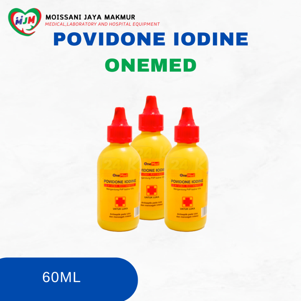 Jual Povidone Iodine Onemed 60ml Obat Luka Merah | Shopee Indonesia