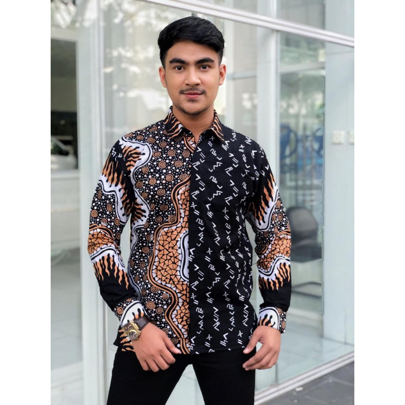 Jual BATIK LONTARA LENGAN PANJANG LAPISAN DALAM | Shopee Indonesia