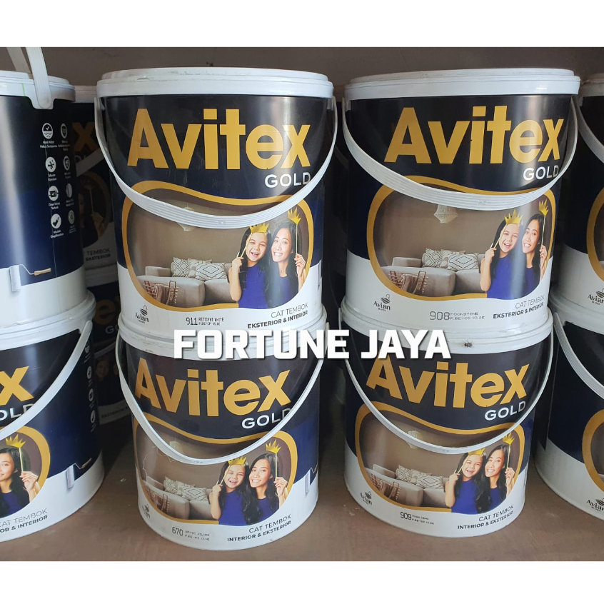 Jual AVITEX GOLD CAT TEMBOK INTERIOR & EKSTERIOR EXTERIOR 5KG AVIAN ...