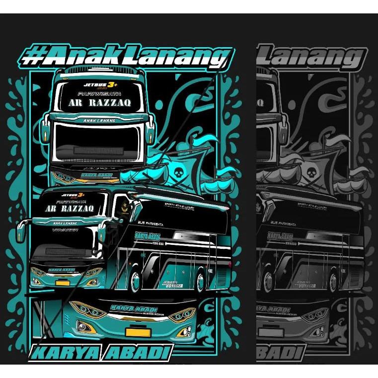 Jual Stiker Bus Mania Bus Artis Basuri Anak Lanang Laser Sticker ...