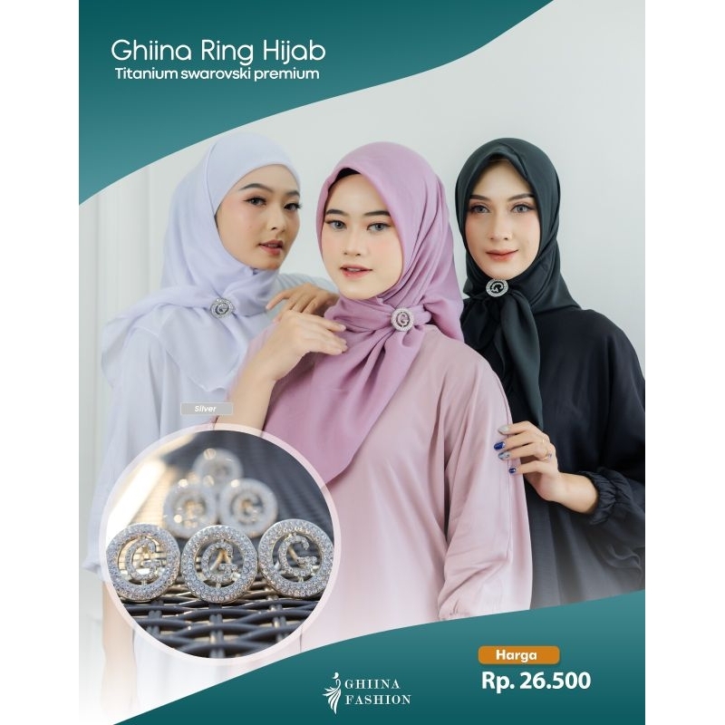 Jual Ghiina Ring Hijab by Ghinq//Qisma Store | Shopee Indonesia