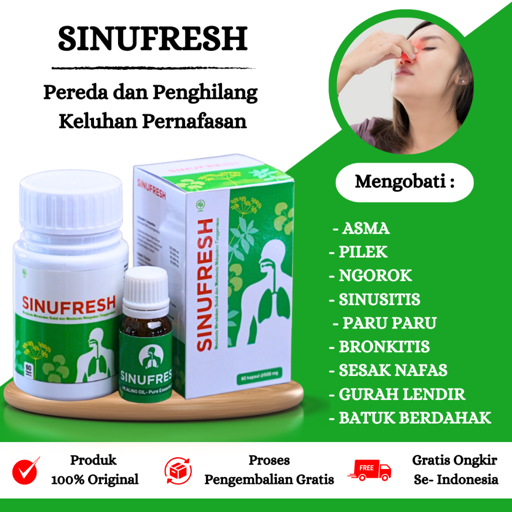 Jual Sinufresh Kapsul Herbal - Obat Sinusitis Herbal Paling Ampuh ...