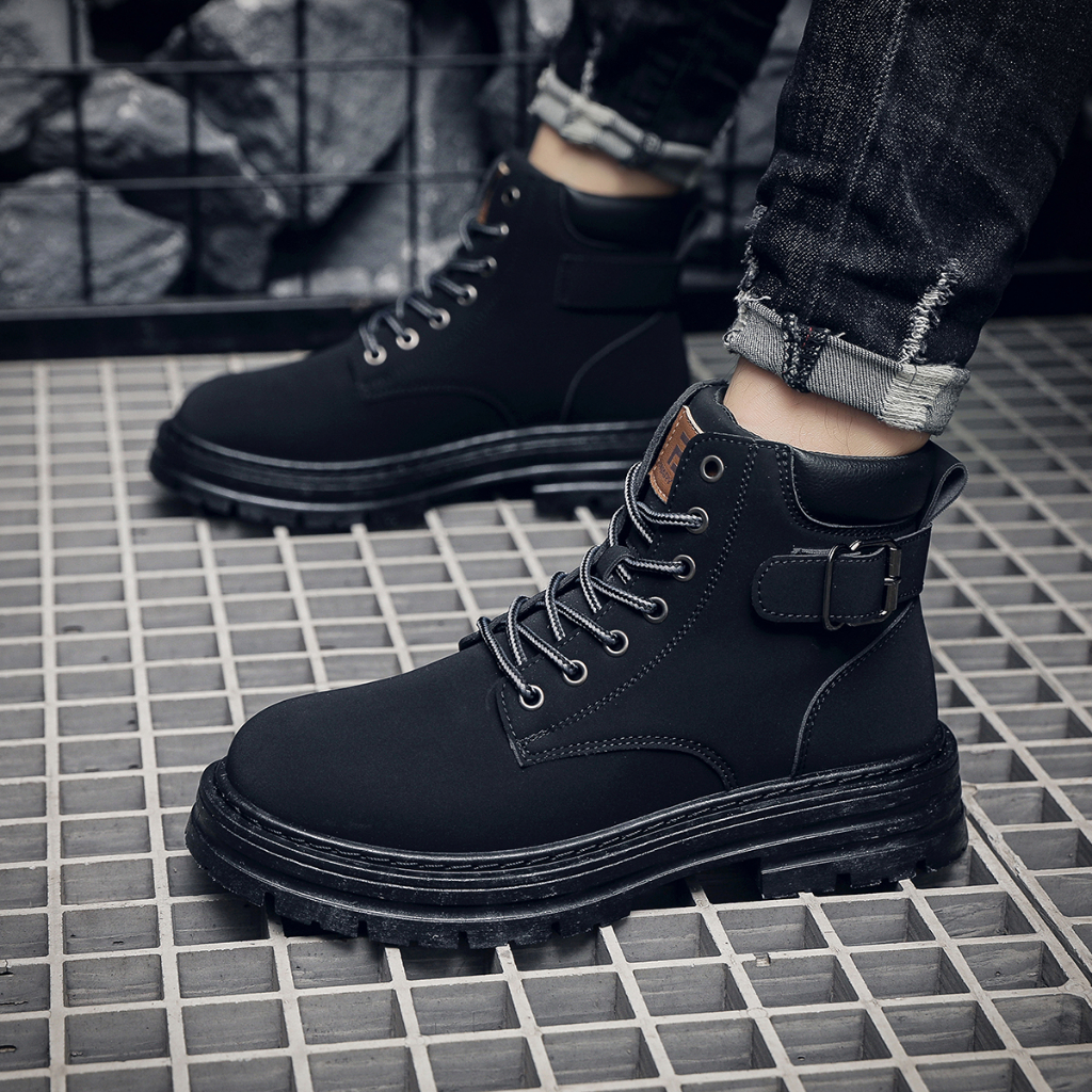 Jual PANARYBODY Sepatu Boots Pria Premium Boots Fashion OOTD Hangout JB889 Sepatu Cowok Casual ...