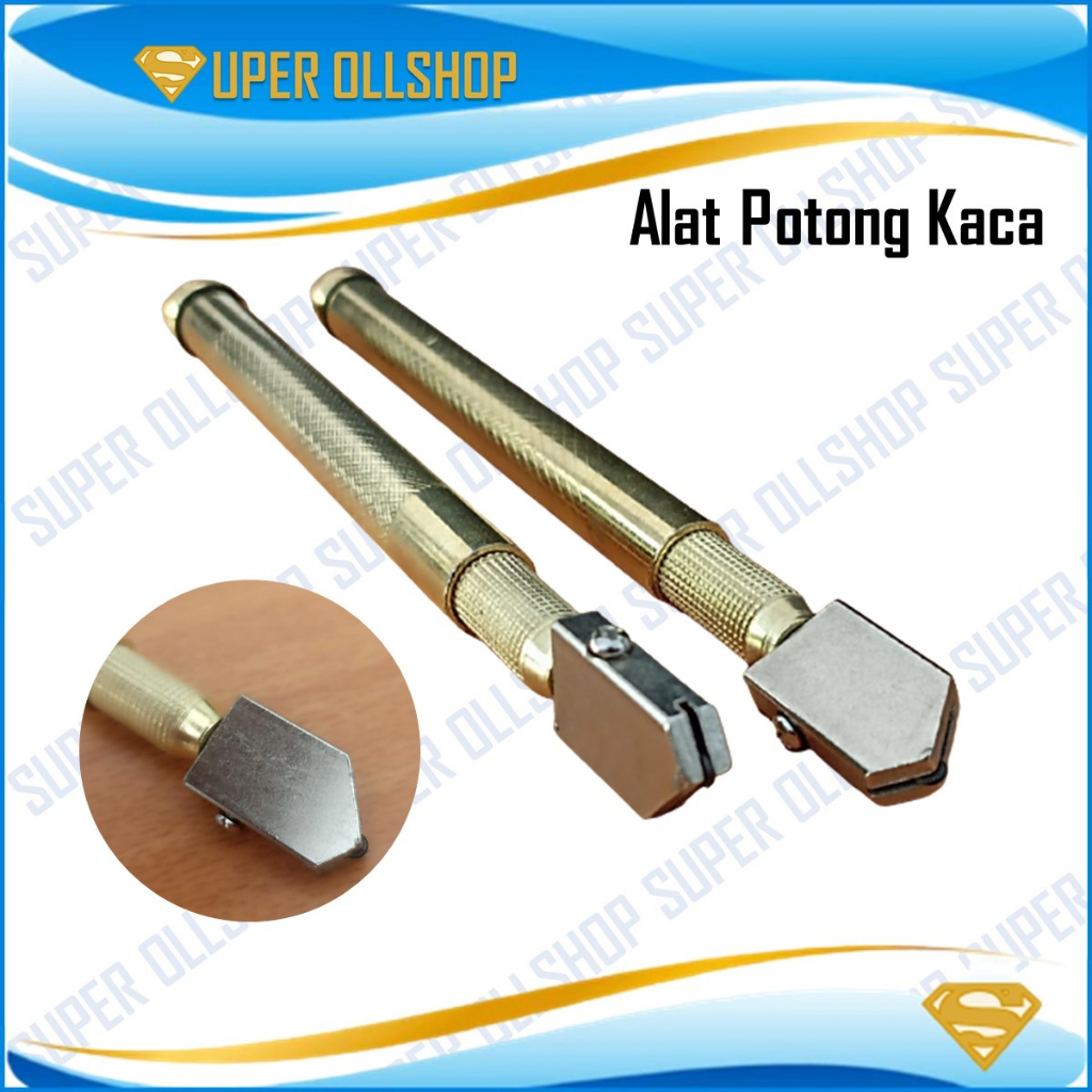 Jual Pisau Potong Kaca / Alat Potong Kaca Keramik Ubin Glass Cutter ...