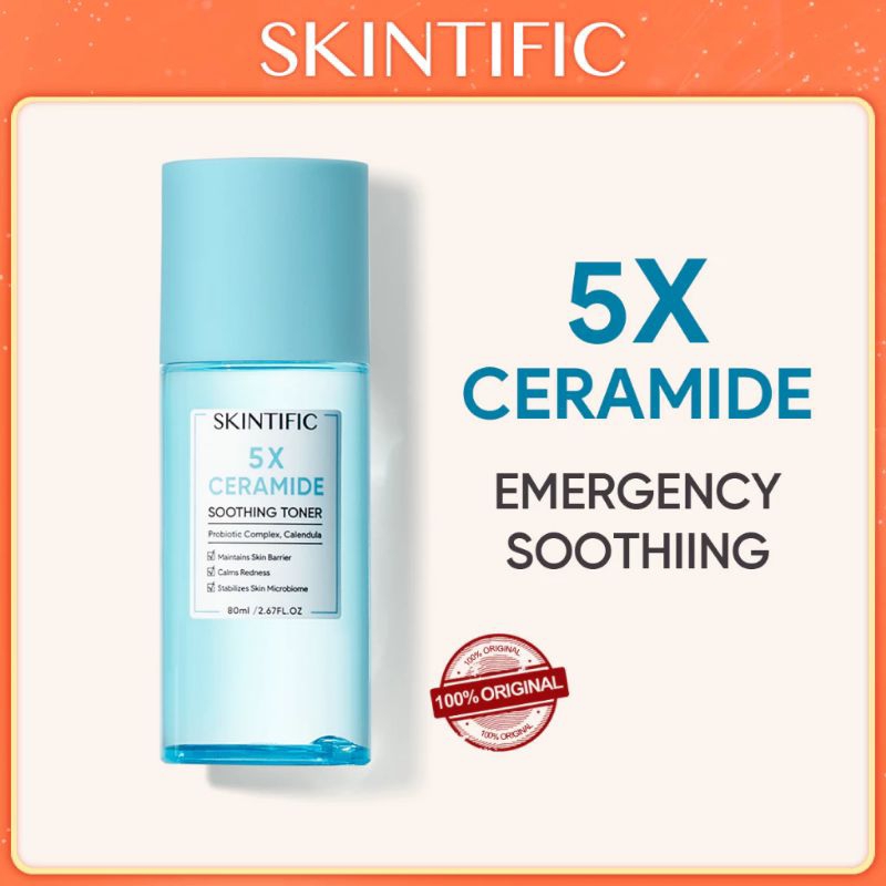 Jual SKINTIFIC 5X CERAMIDE SHOOTING TONER 80ML | Shopee Indonesia