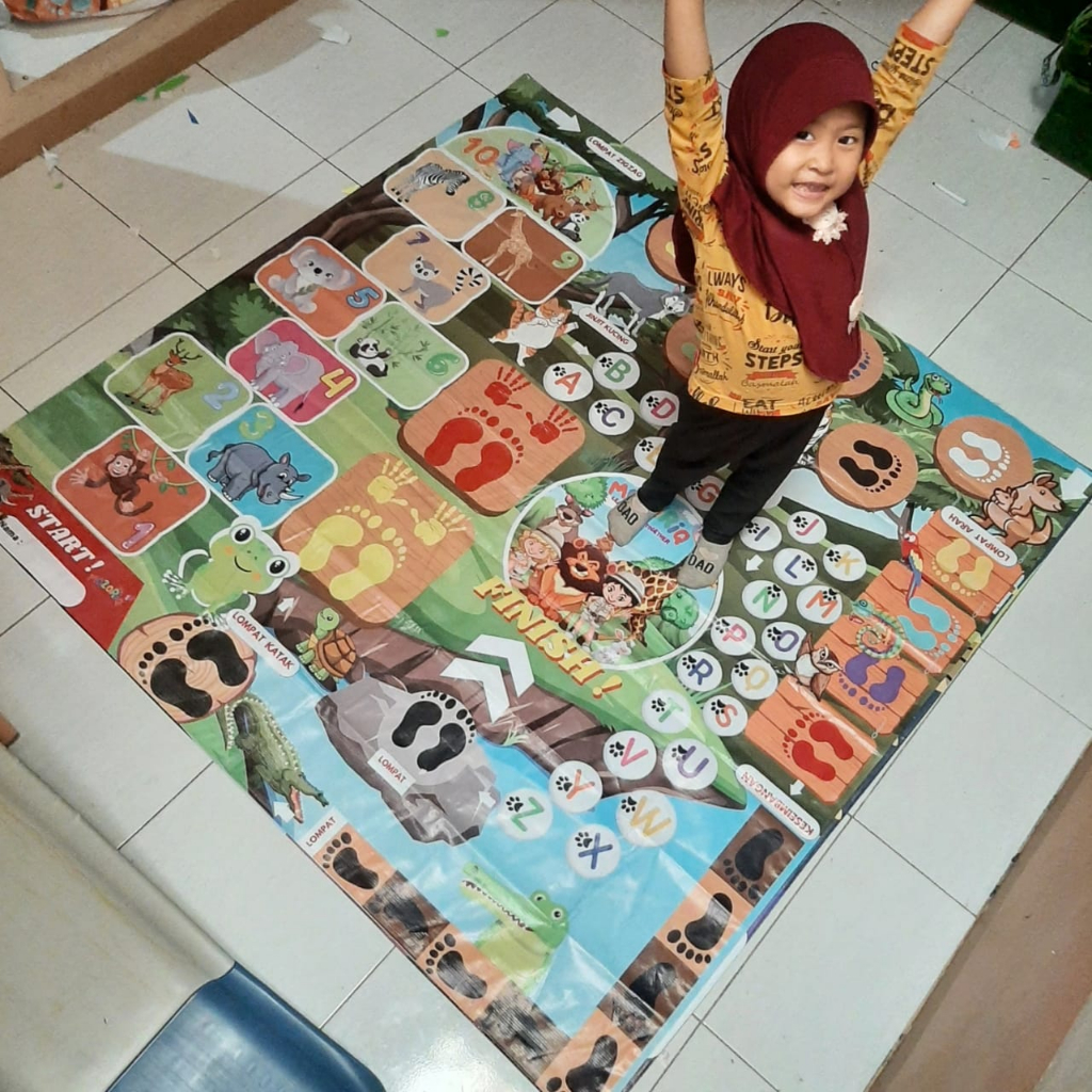 Jual Playmat Mainan Motorik Edukasi Anak Tema Explore The Jungle ...