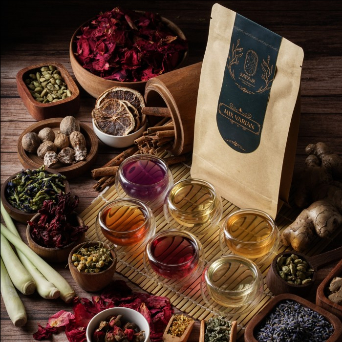 Jual MIX VARIAN - Teh Artisan, Teh Hijau, Teh Hitam, Telang, Mawar ...