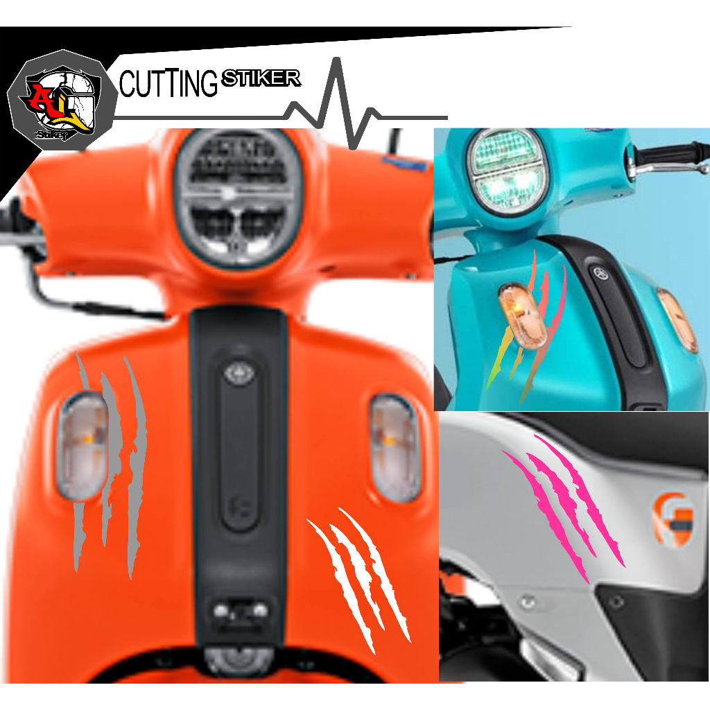 Jual STICKER CUTTING/SC.347/STIKER CAKAR/STIKER 3D/STIKER 3D CAKAR ...