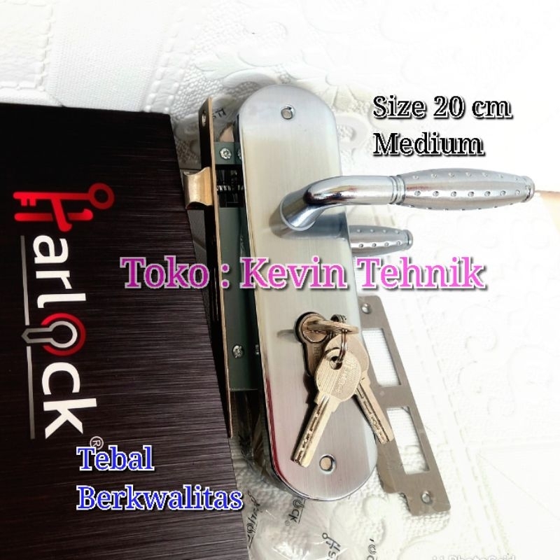 Jual Handle Kunci Pintu Rumah ukuran Tanggung 20 cm, Kunci Pintu Medium ...