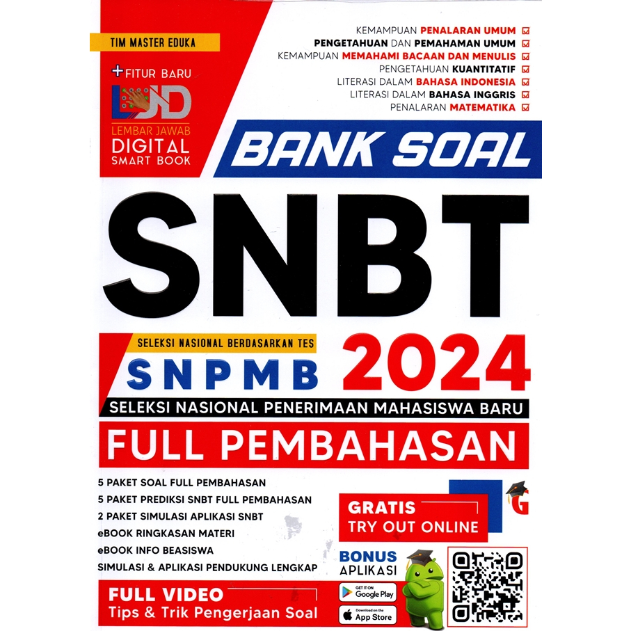 Jual Bank Soal SNBT SNPMB 2024 oleh Tim Master Eduka | Shopee Indonesia
