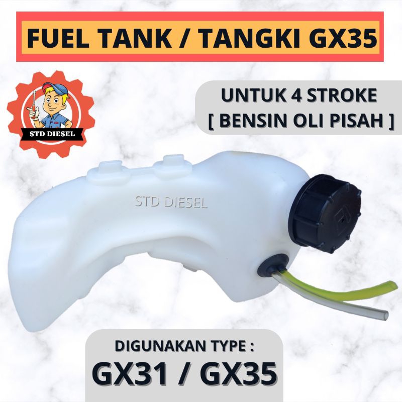 Jual FUEL TANK POTONG RUMPUT BRUSH CUTTER GX31 GX35 31 35 4 STROKE 4 TAK BENSIN OLI PISAH TANGKI ...