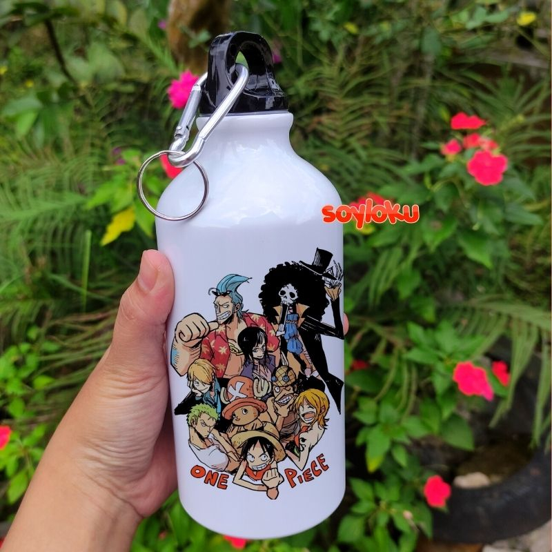 Jual One Piece Kartun Anime Tumbler Sport Custom gift box hampers Botol ...