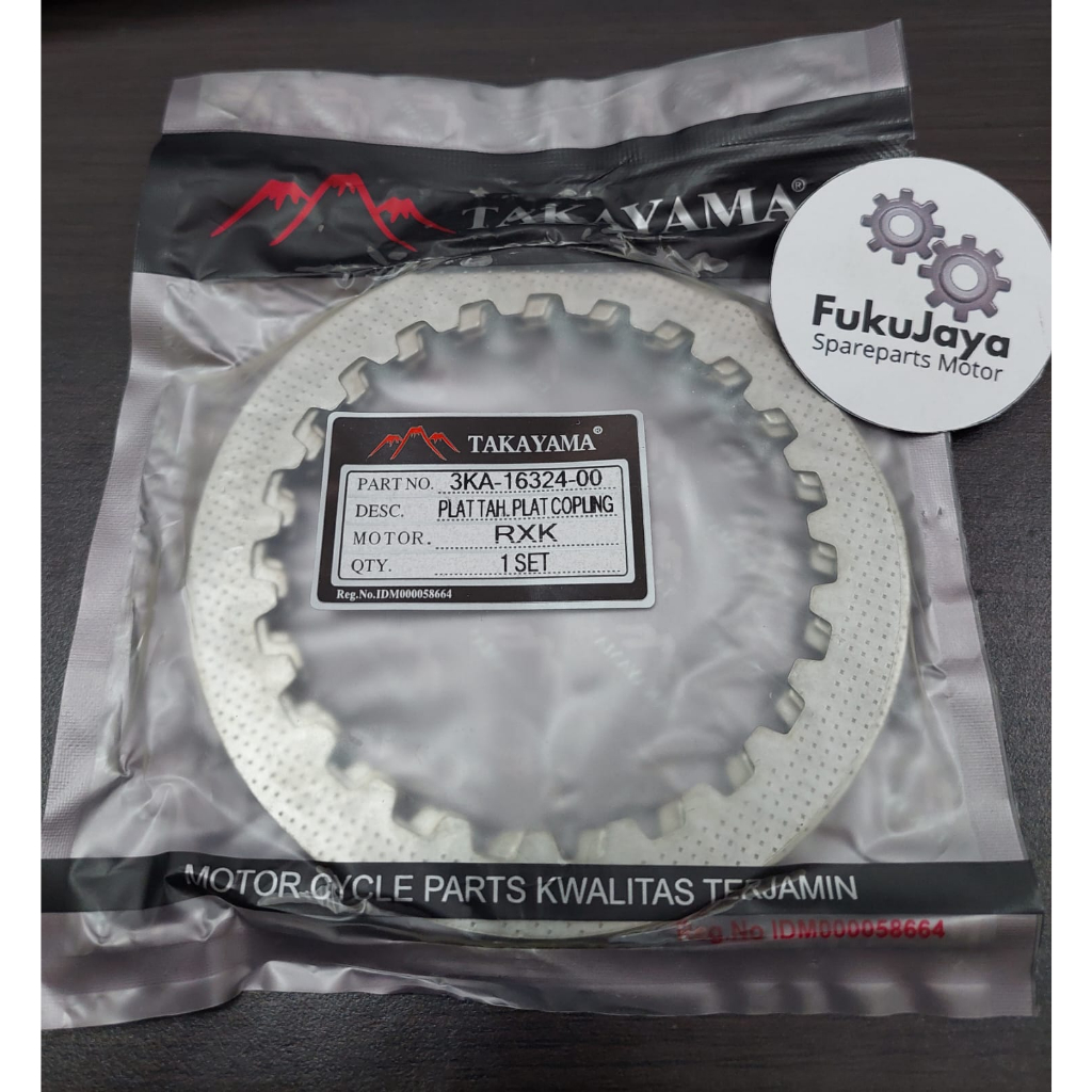 Jual Takayama Plat Tahanan Plat Copling Kopling Yamaha RX King Cobra Kobra RXK RX-K (1 Set = 5 ...