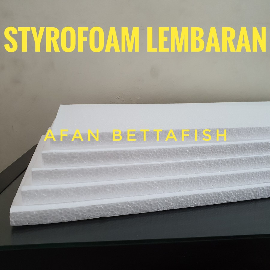 Jual Styrofoam Lembaran Medium Uk 100 x 50 x 5 cm / Sterefoam Lembaran ...