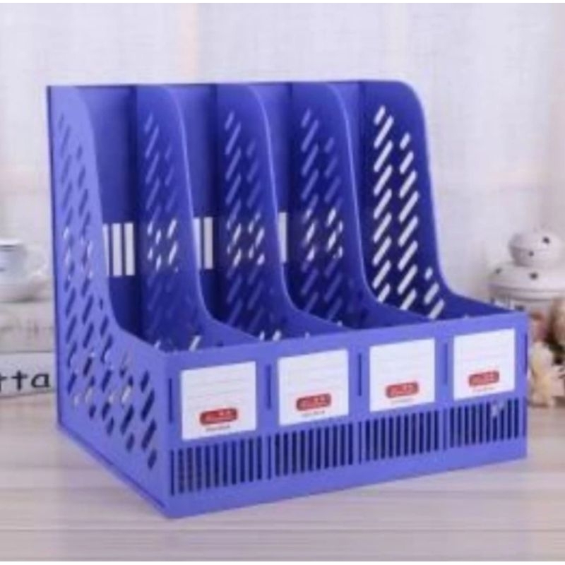 Jual KAN File Box Foldable 4 Layer Tempat Penyimpanan Dokumen Lipat 4 ...