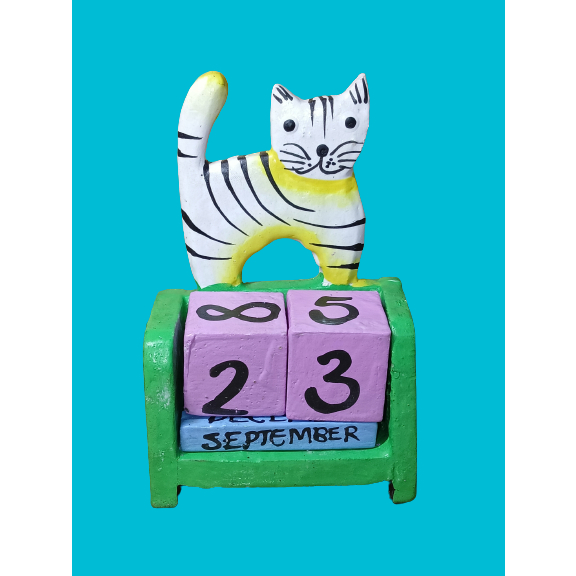 Jual Kalender Kayu | Kalender Abadi | Hiasan Meja Kerja / Belajar ...