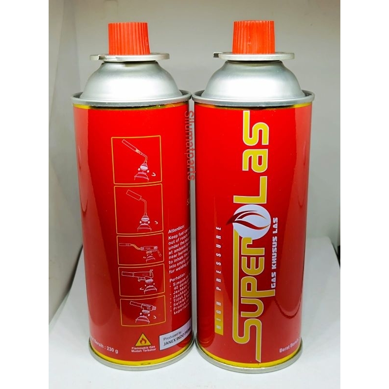 Jual Gas Kaleng Super Las / Red Gas / Gas Hicook / Gas Las / Gas ...