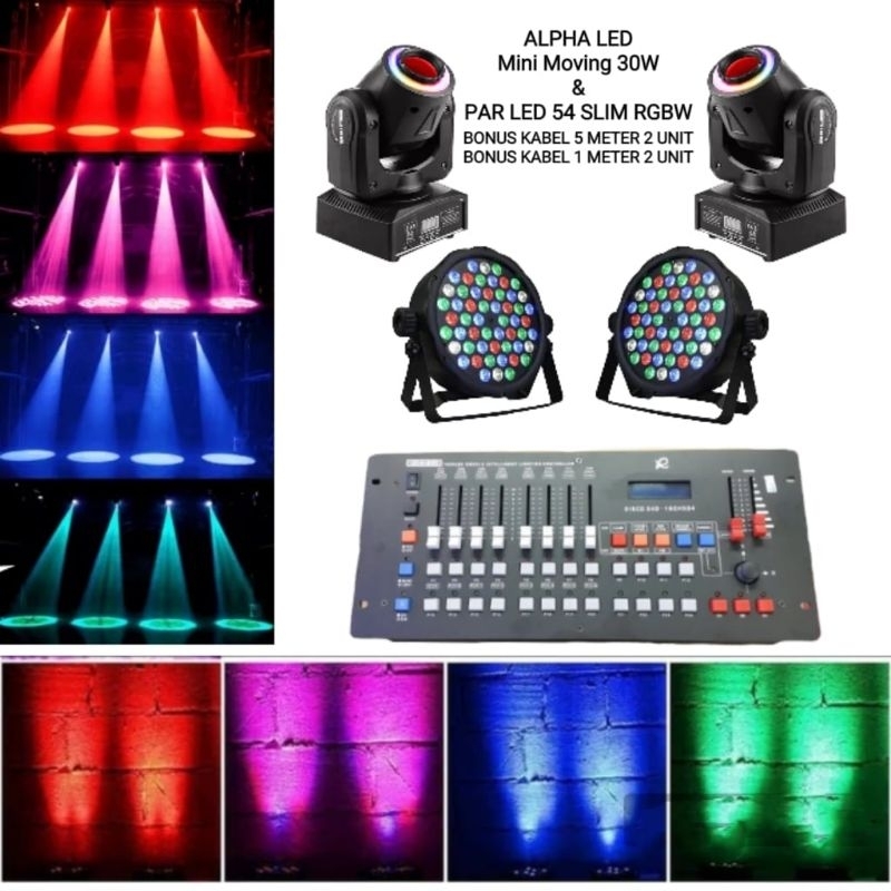 Jual Lampu Lighting Moving Beam 30W Mini Gogo | Shopee Indonesia