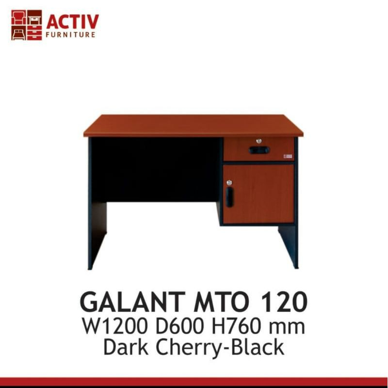 Jual MEJA KERJA 1/2 BIRO / MEJA KANTOR 120CM /MEJA RAPAT ACTIV | Shopee ...