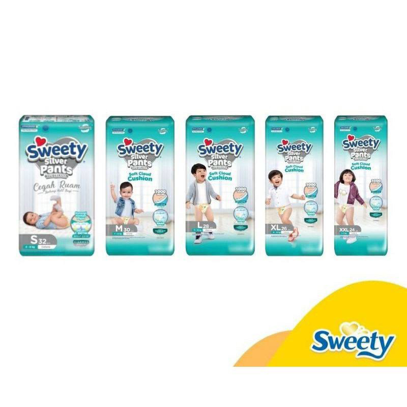 Jual Sweety Silver Soft Cloud S32/M28/L26/XL24/XXL22 | Shopee Indonesia