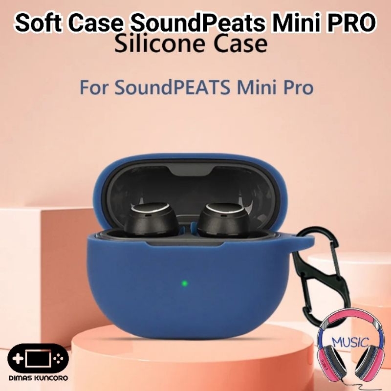 Jual Soft Case SoundPeats Mini PRO silicone silicon bumper casing tws ...