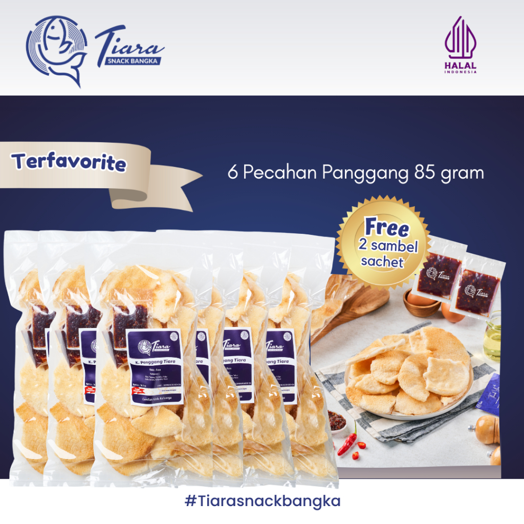 Jual Package Pecahan Kemplang Panggang Tiara Snack Bangka | Shopee ...
