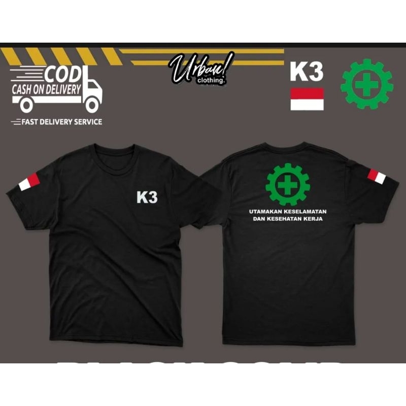 Jual KAOS K3 SAFETY FIRST UTAMAKAN KESELAMATAN KERJA | Shopee Indonesia