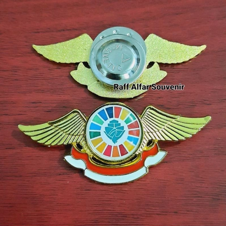 Jual Pin SDGs desa model wing | Shopee Indonesia