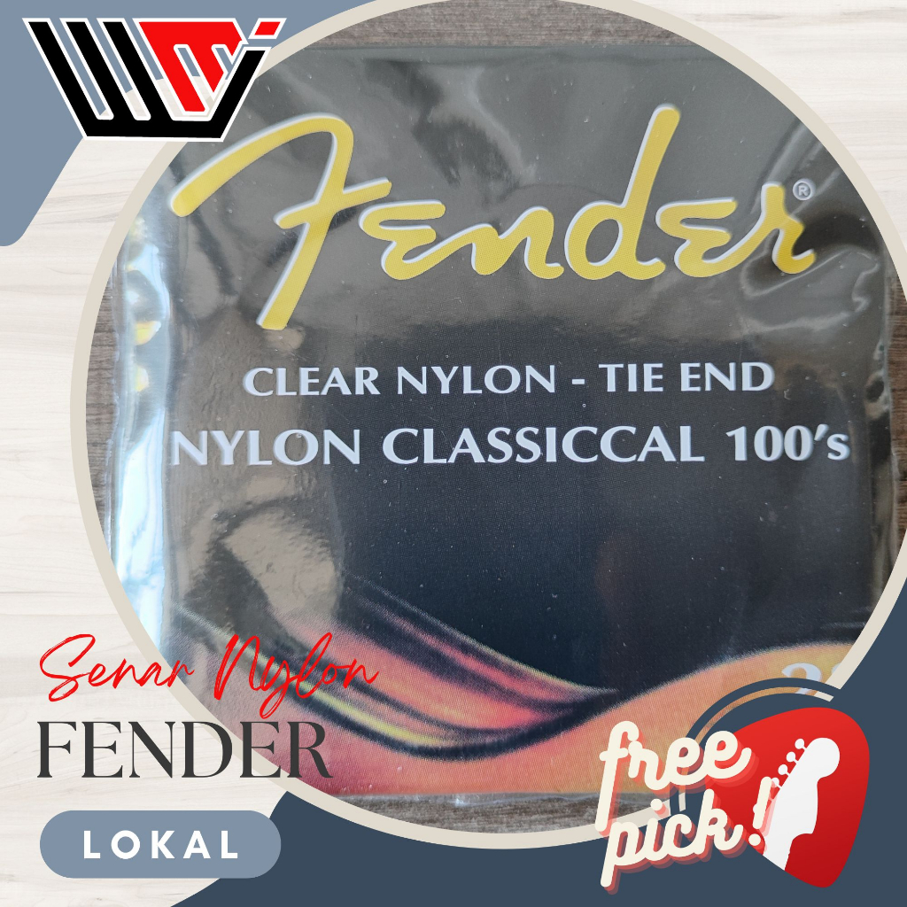 Jual Senar gitar klasik nilon fender 100's lokal | Shopee Indonesia
