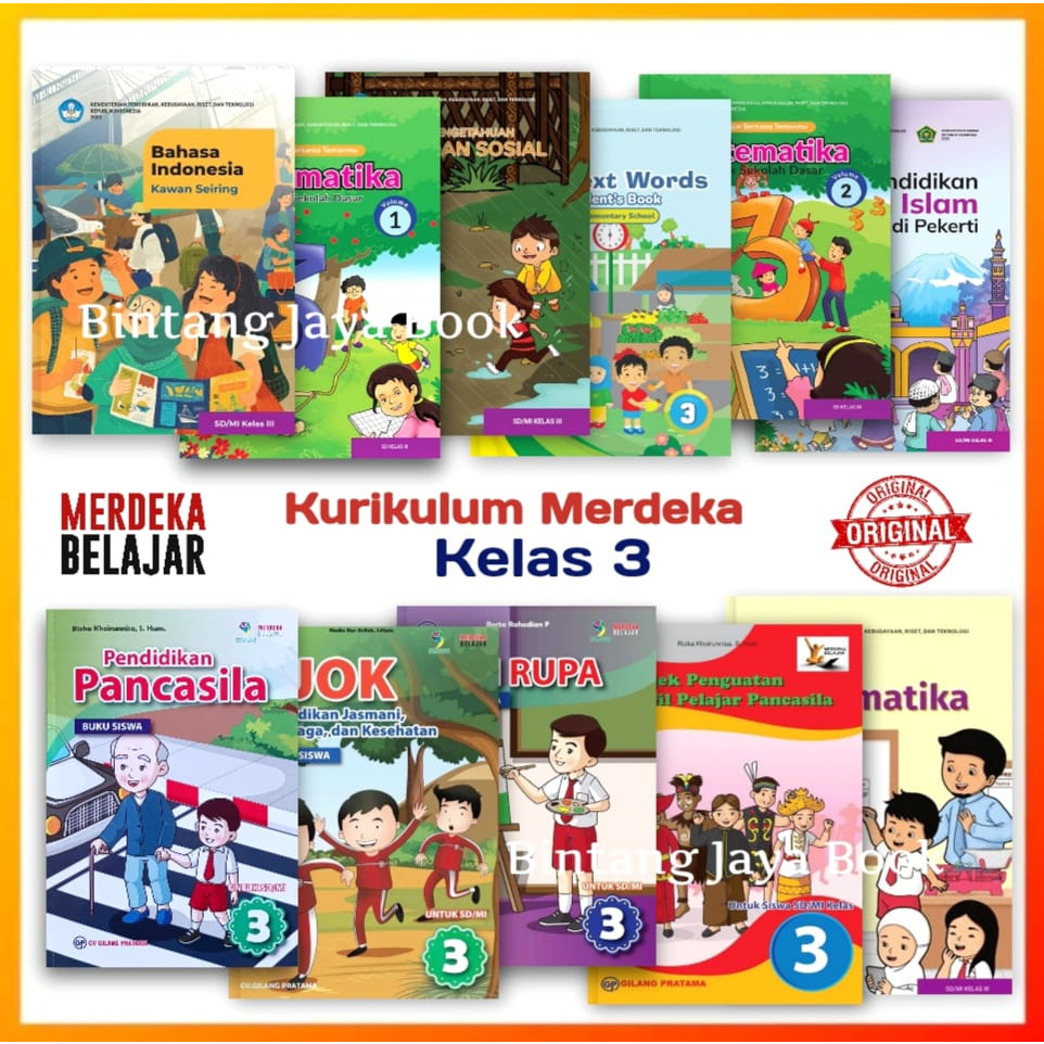Jual Buku Siswa Kurikulum Merdeka Kelas 3 SD/MI - Buku Kurikulum Merdeka Kelas 3 Untuk Sekolah ...