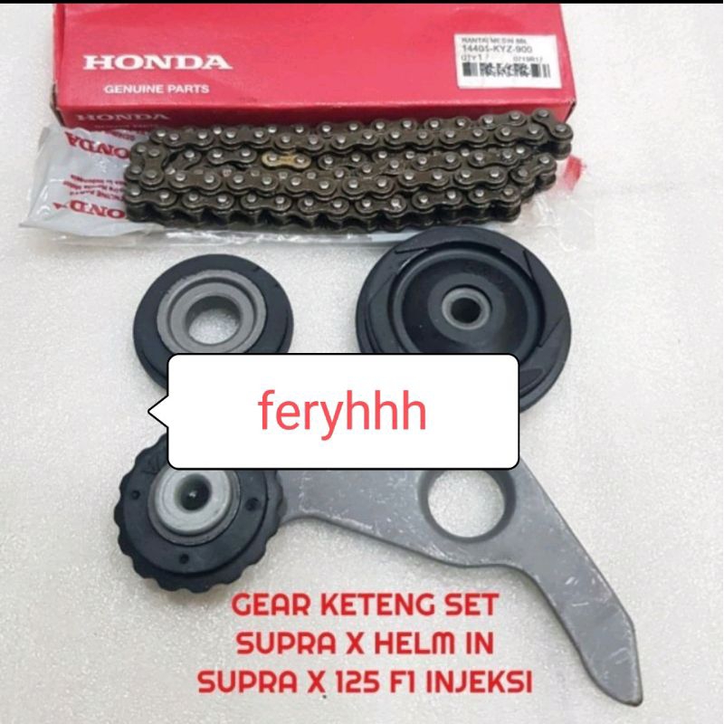 Jual rantai keteng + roll supra 125 helm in / supra 125 f1 / blade new ...