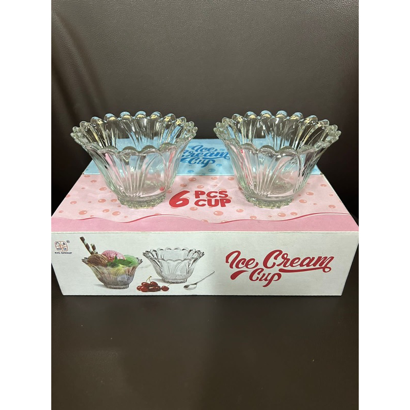 Jual Gelas Es Krim isi 6/Gelas Ice Cream isi 2/Wadah Es Krim/Tempat Es ...