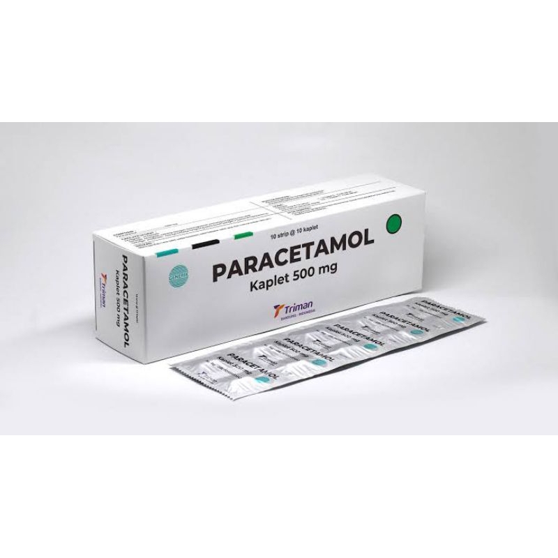 Jual Paracetamol 500 mg Triman 1 Strip @10 tablet | Shopee Indonesia