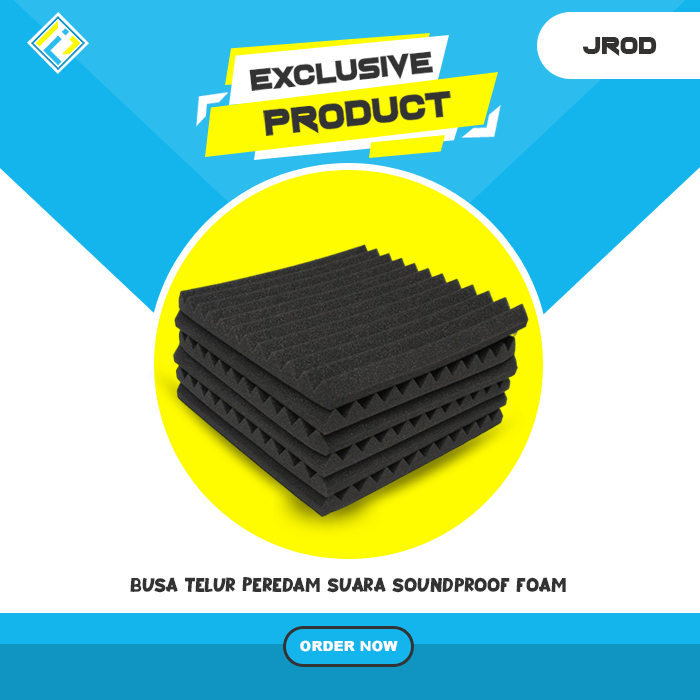 Jual Busa Telur Peredam Dinding Suara Studio Soundproof Foam | Shopee ...