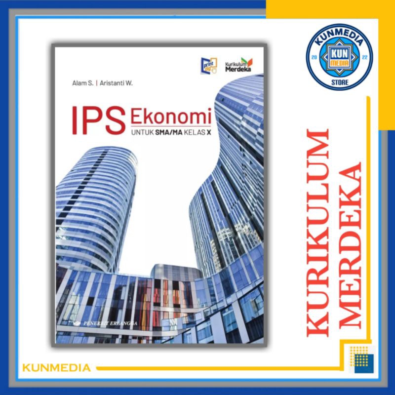 Jual BUKU IPS EKONOMI SMA KELAS 10 11 12 KURIKULUM MERDEKA ERLANGGA VKM | Shopee Indonesia