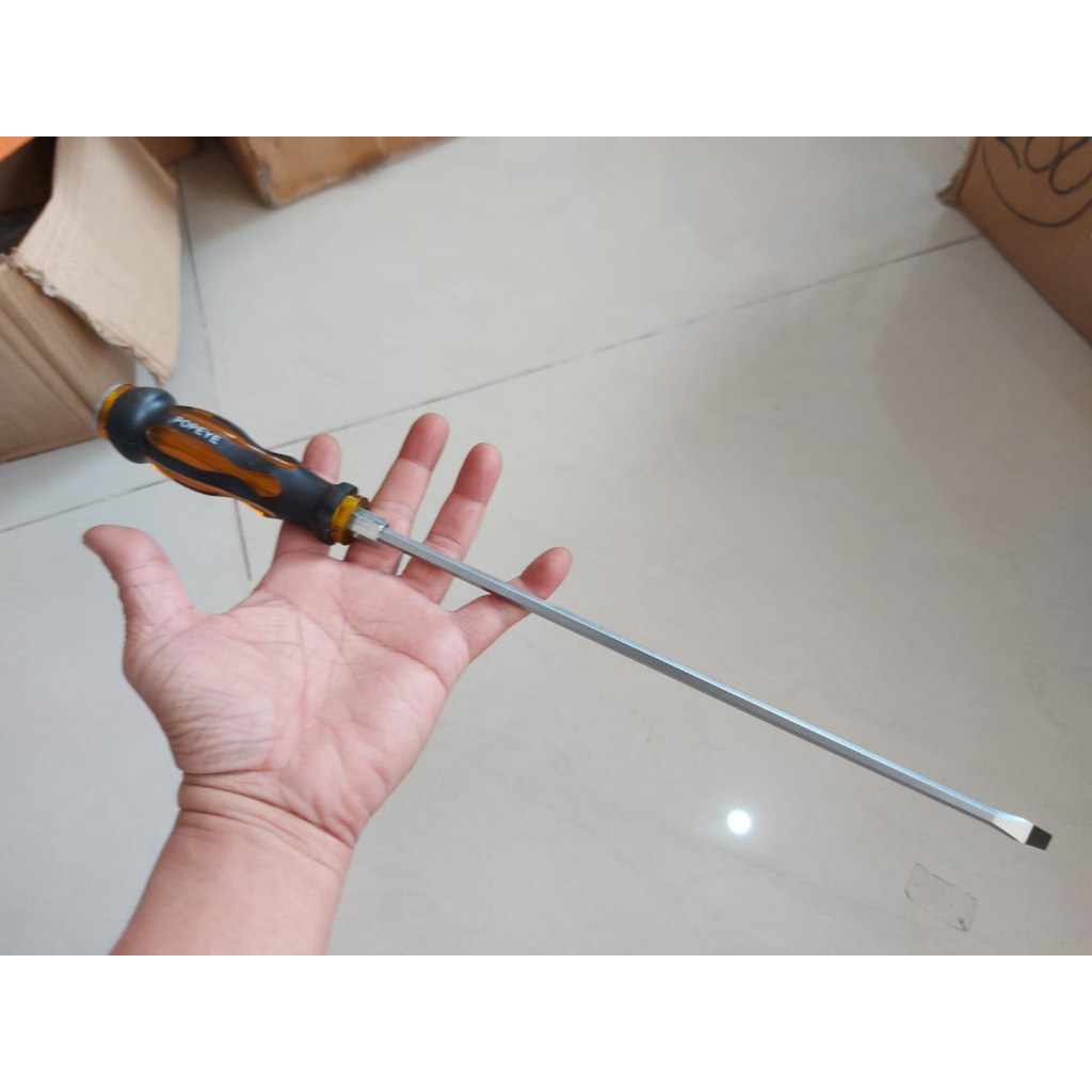 Jual obeng PANJANG GETOK 30cm Magnetic obeng Ketok SUPER PANJANG 12inch ...