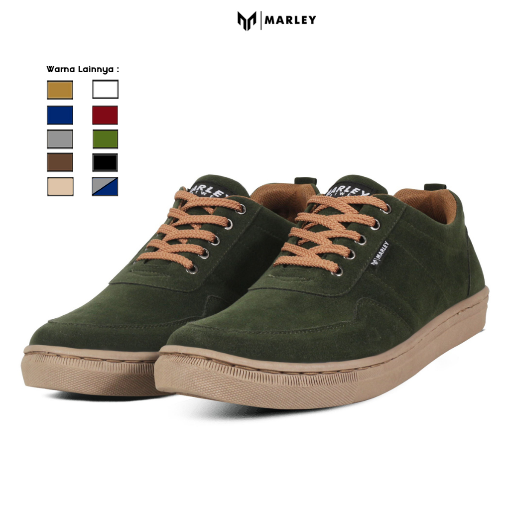 Jual Marley Sepatu Kets Pria Sneakers Casual Kerja - Owen 11 Warna ...