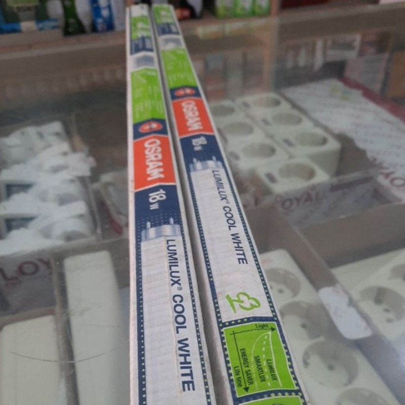 Jual Lampu TL/Neon Osram L 18 watt tabung T8# 840# warna sinar natural ...