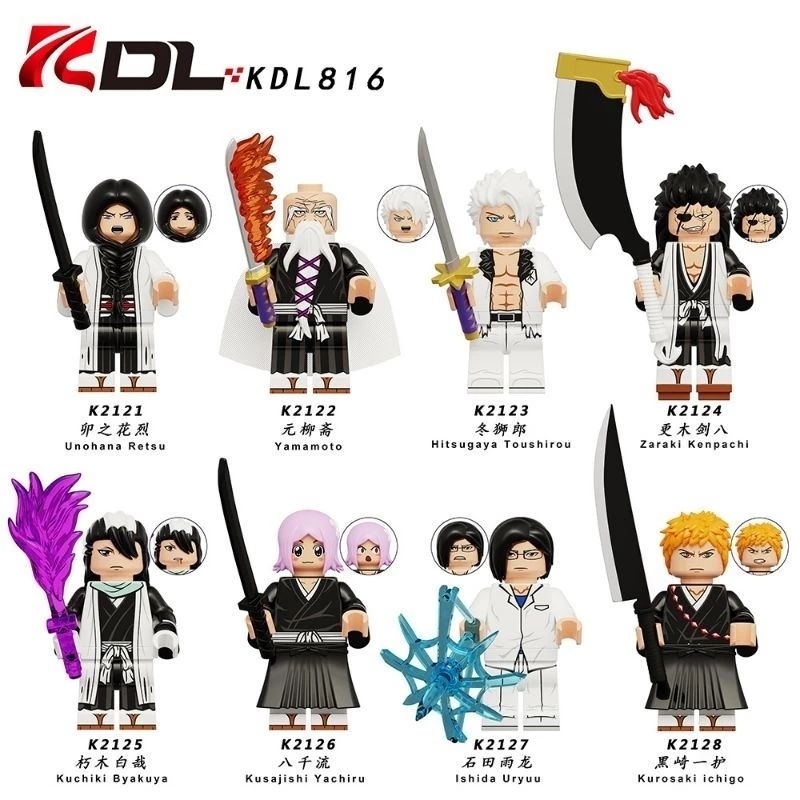 Jual Mainan Balok Figure Koleksi Anime Bleach Jujutsu Kaisen Full ...