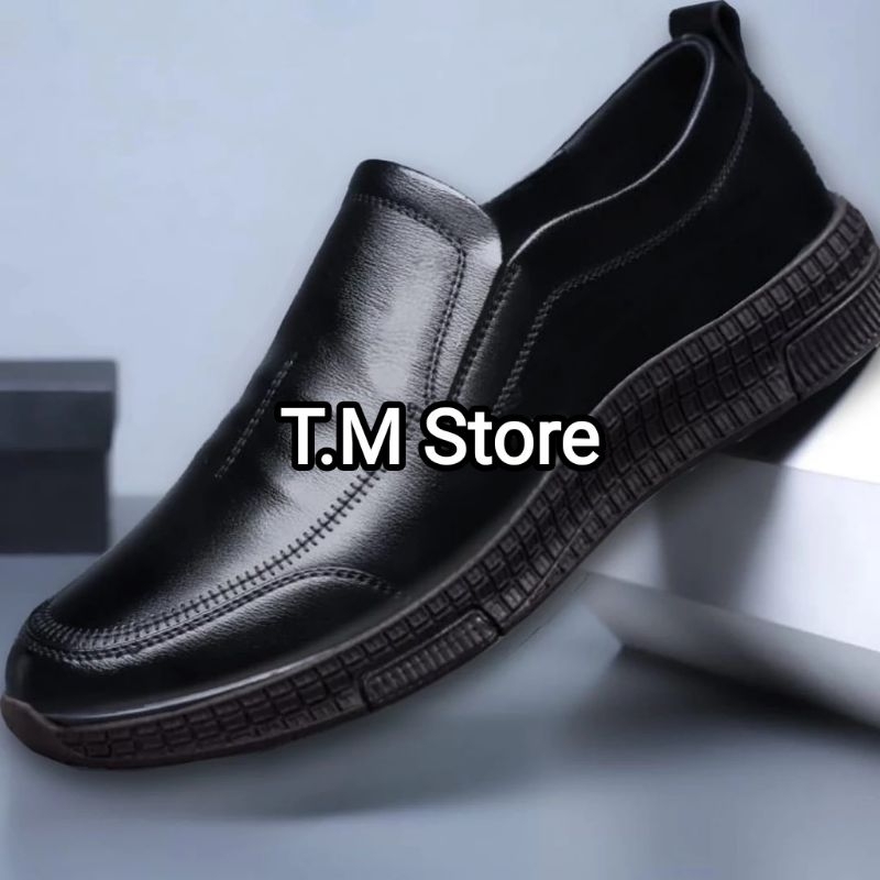 Jual Sepatu pantofel pria formal hitam sepatu pria pantofel kerja | Shopee Indonesia