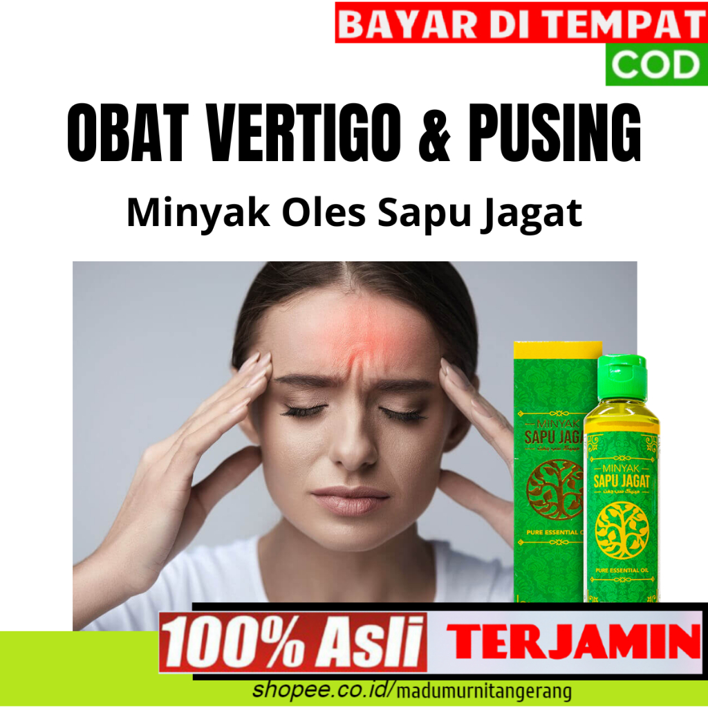 Jual Obat Vertigo Pusing Pada Kepala Minyak Pijat Sapu Jagat ...