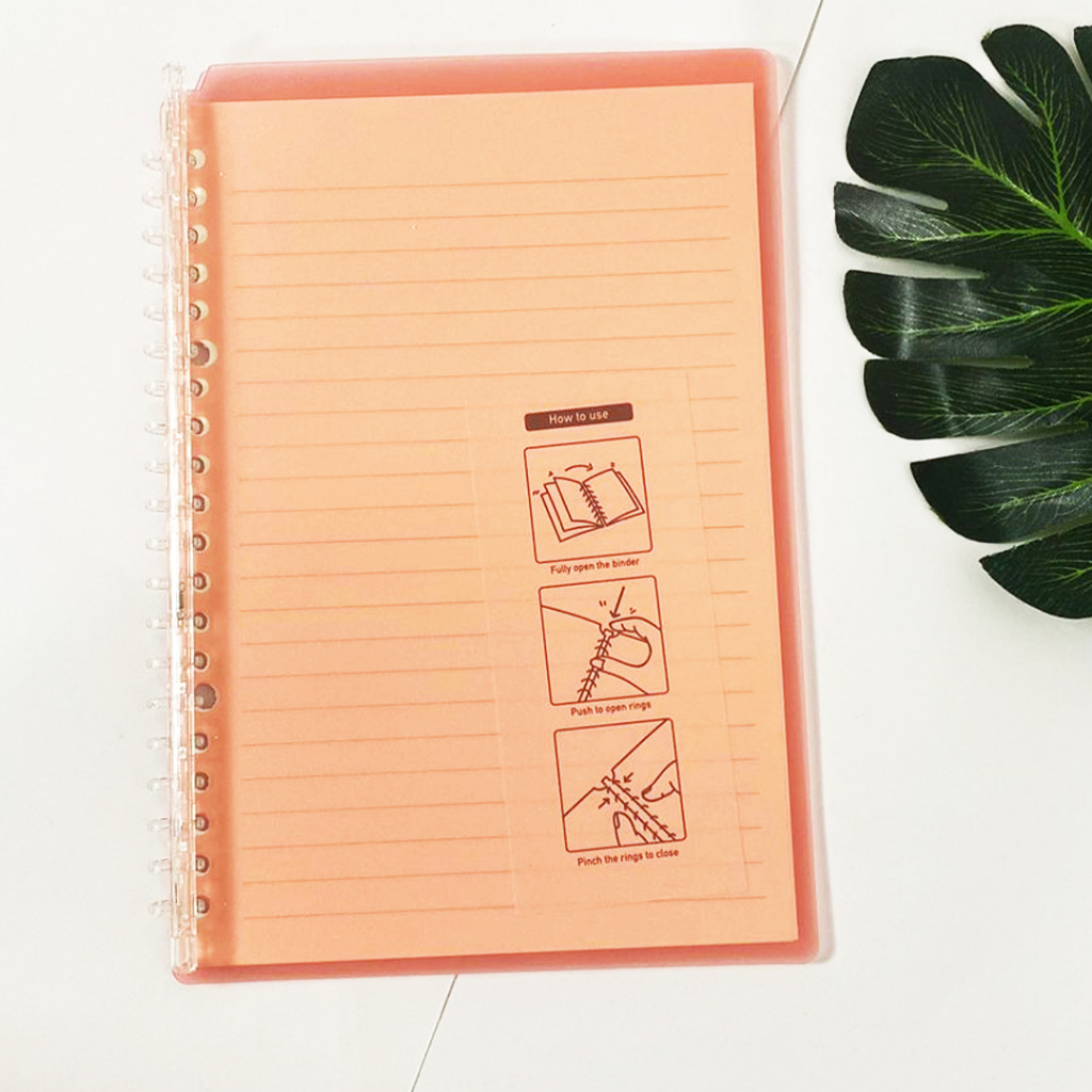 Jual Dual Tie Slim File Binder Notebook A5 Panmomo Harga Satuan ATK ...