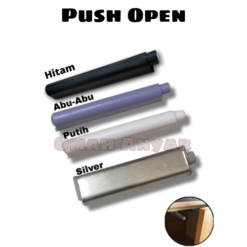 Jual Push Open Tip On Huben Magnet Untuk Lemari Kayu Minimalis SS ...
