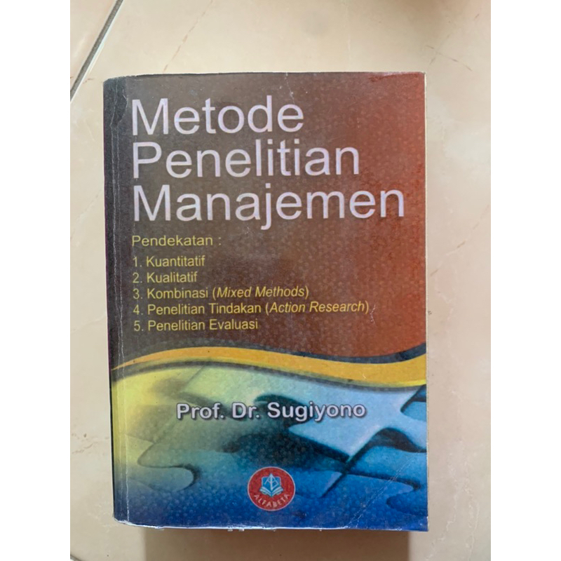 Jual Buku Metode Penelitian Manajemen Prof Dr. Sugiyono | Shopee Indonesia