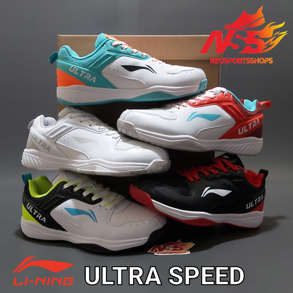Jual Sepatu Badminton Bulutangkis Lining Ultra Speed Original | Shopee ...