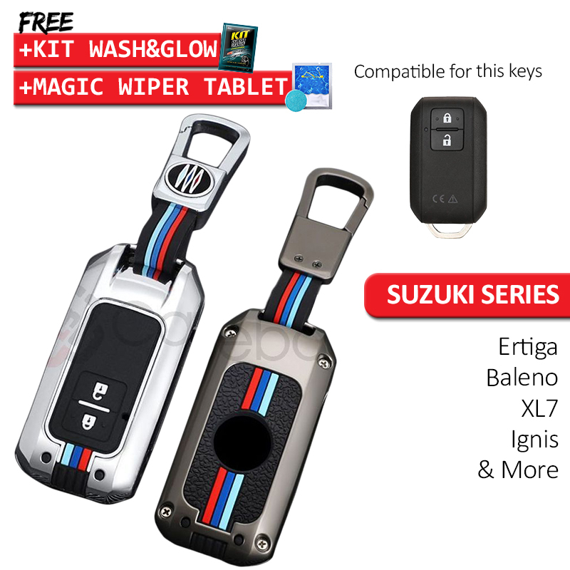 Jual Suzuki Baleno 2022 2023 2024 - 2in1 Metal Case Kunci Mobil Key ...