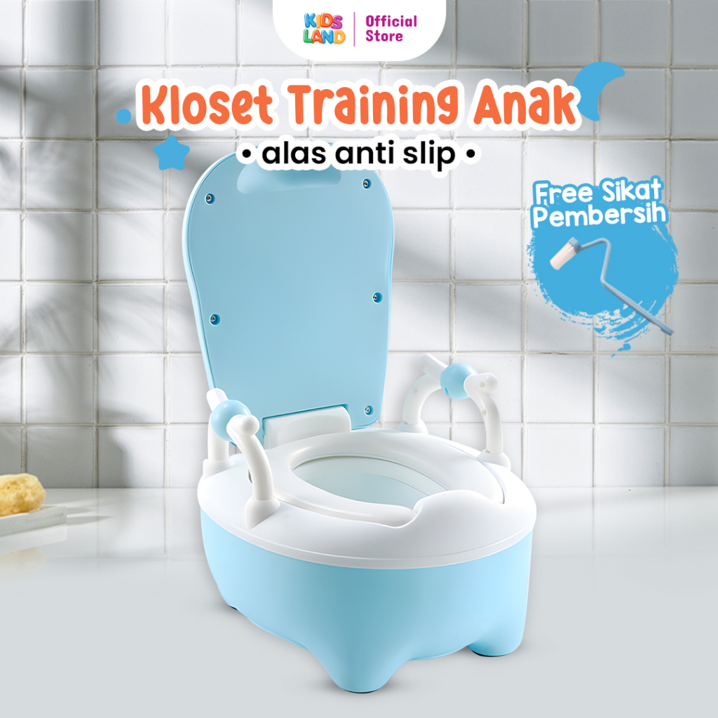 Jual KIDS LAND Kloset Anak Duduk Baby Potty Pispot Duduk Potty Training ...