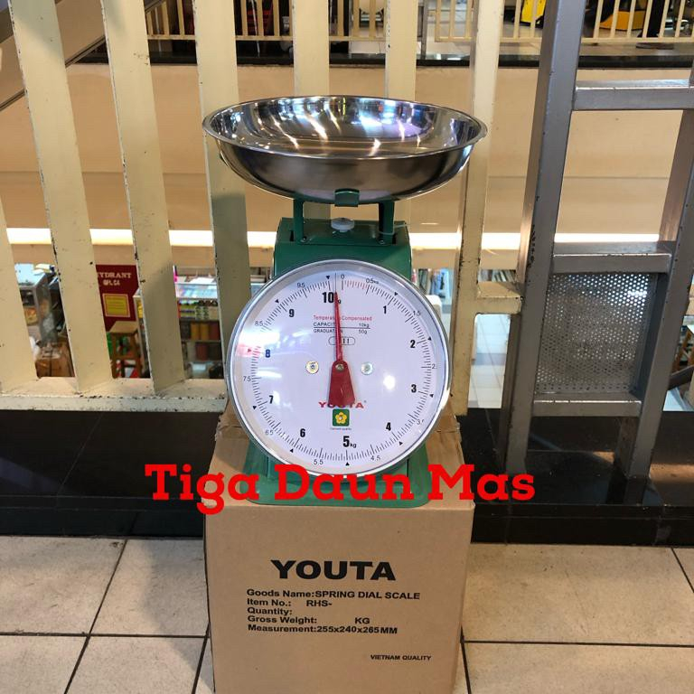 Jual Timbangan Jarum Kualitas Vietnam Youta 10 Kg Timbangan Manual 10 Kg | Shopee Indonesia