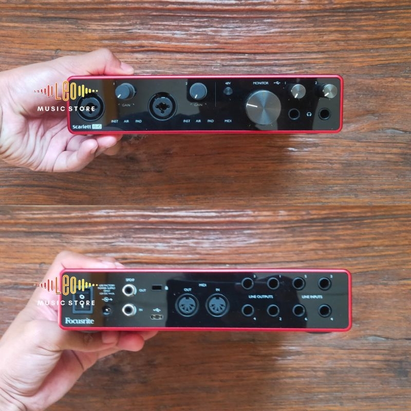 Jual focusrite scarlett 8i6 3rd gen soundcard audio interface | Shopee ...