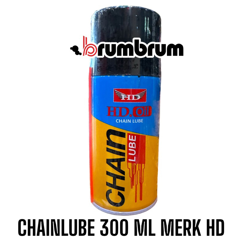 Jual CHAINLUBE MOTOR HD 300 ML / PELUMAS RANTAI / MINYAK RANTAI ...